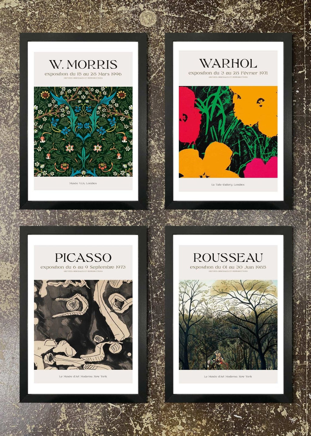 4 Prints & Frames - Famous Artist Posters 2 – InkAndDrop