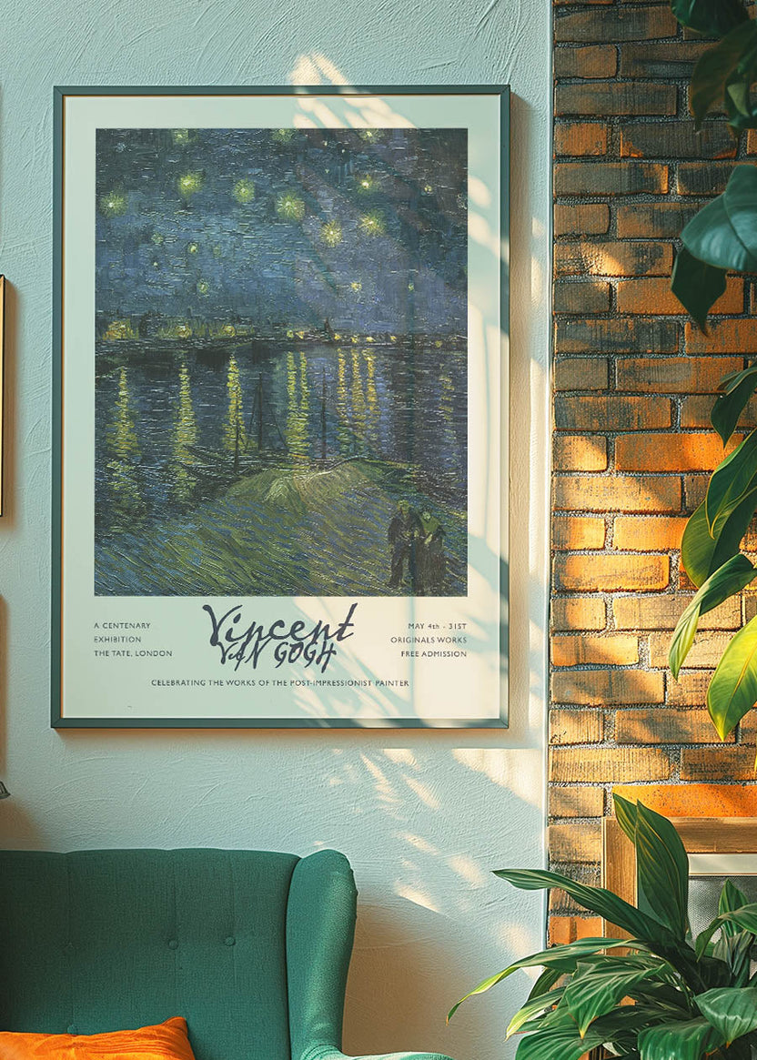 Vincent Van Gogh Starry Night Poster – InkAndDrop