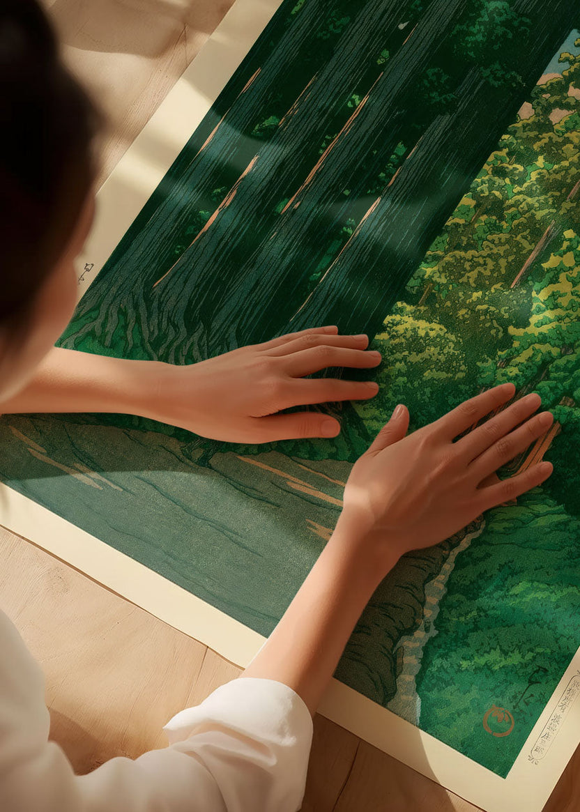 Road to Nikko Print by Hasui Kawase | Ink and Drop – InkAndDrop