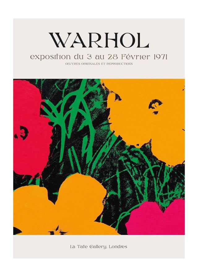 Andy Warhol Exhibition Museum Poster – InkAndDrop