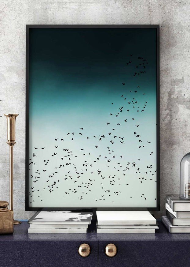 Birds In Flight Print – InkAndDrop