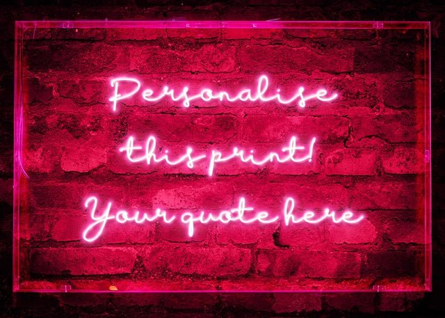 Personalised Custom Handwritten Neon Sign | Ink & Drop – InkAndDrop