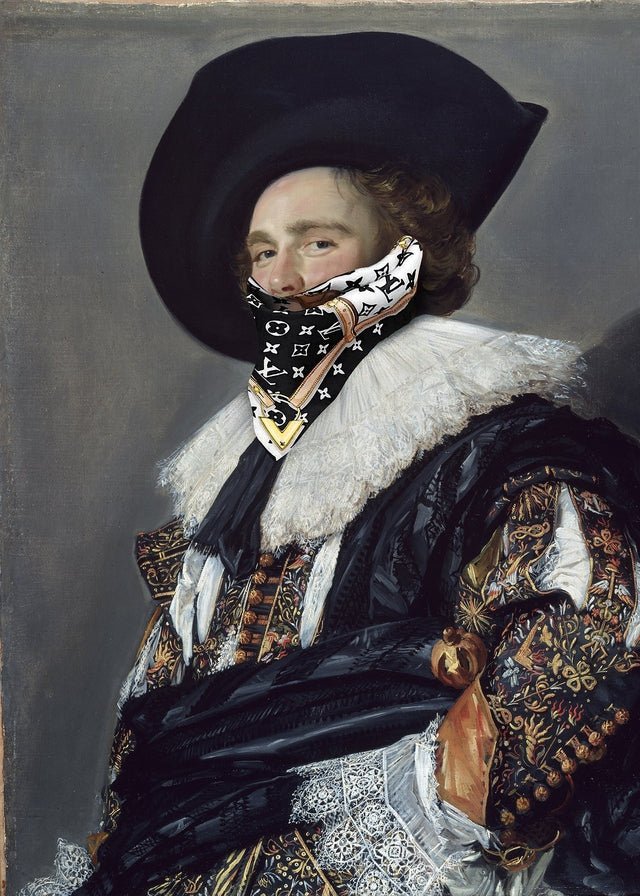 Gang Portrait LV Scarf Print – InkAndDrop