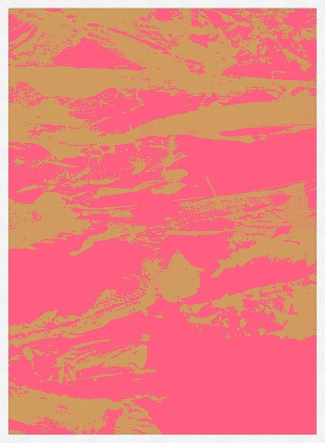 Inky Pink and Gold Graffiti Print – InkAndDrop
