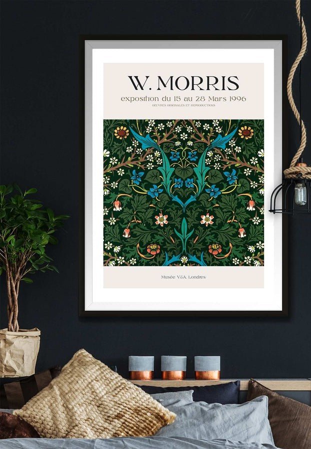 William Morris Exhibition Museum Poster – InkAndDrop
