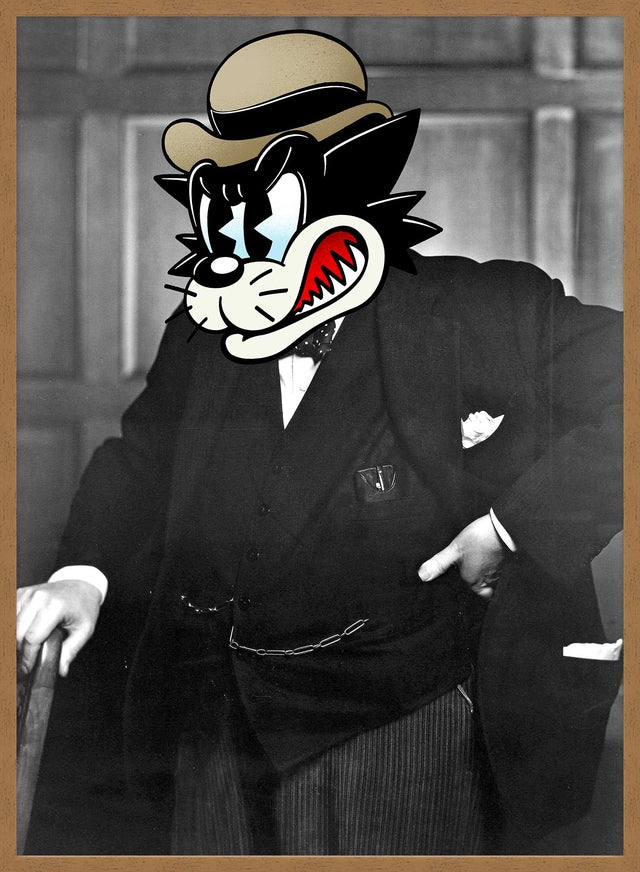 Winston The Cat Portrait Print – InkAndDrop