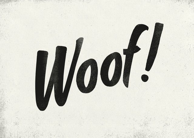 Woof Animal Noises Print – InkAndDrop